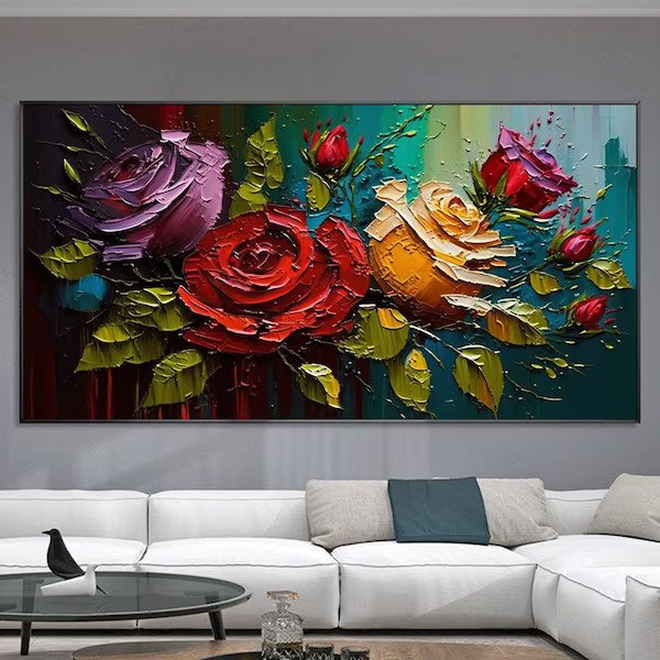 10 Best Flower Wall Painting for Rooms