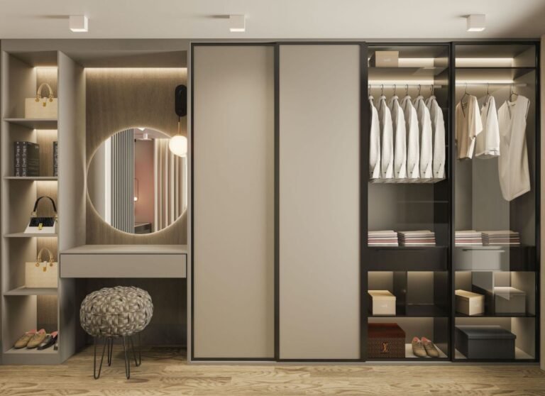 12 Stylish Wardrobe Design for Small Bedroom with Mirror - Residence Styles